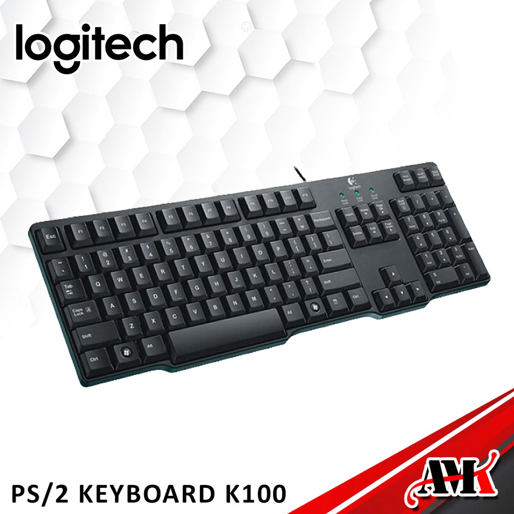 Jual Keyboard Logitech K100 Keyboard PS2 Logitech K100 PS/2 Keyboard Eksternal Original | Shopee ...