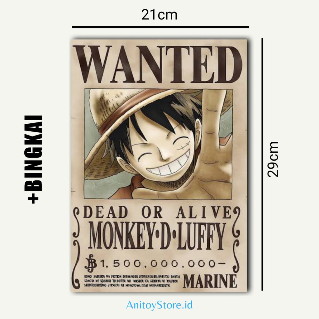 Jual POSTER BURONAN ONE PIECE LUFFY PLUS BINGKAI | Shopee Indonesia