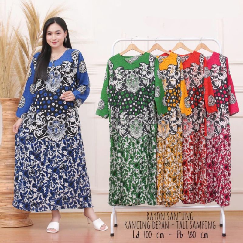 Jual Daster Kencana Ungu Batik - DASTER LENGAN PANJANG MURAH PRODUSEN ...