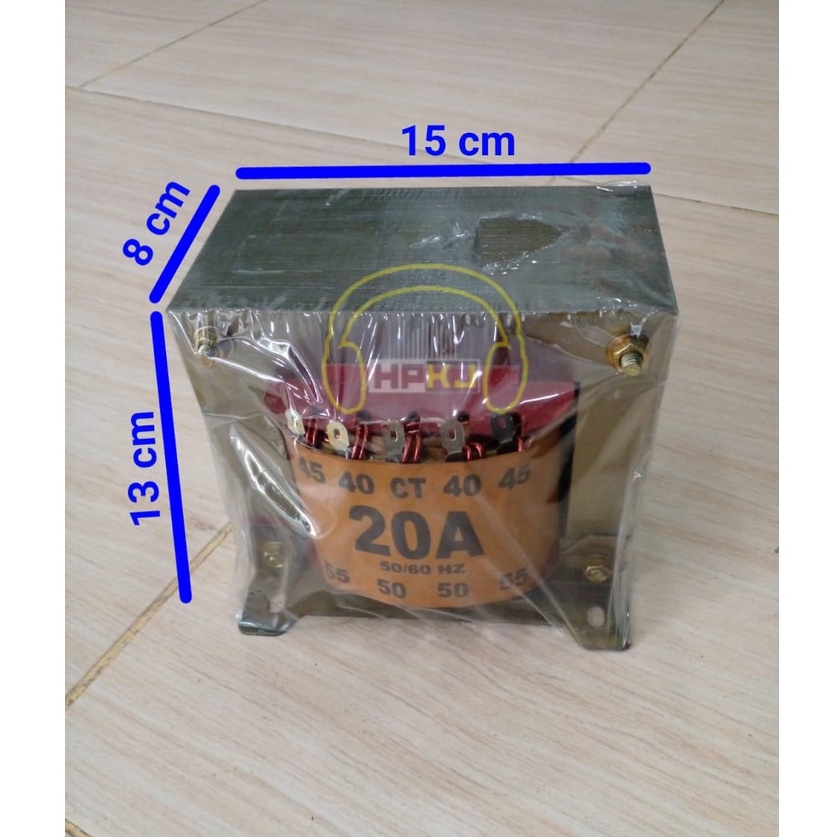 Jual TRAFO TRANSFORMER CSH 20A CT 20 AMPERE 20AH 55V 55 VOLT MURNI | Shopee Indonesia