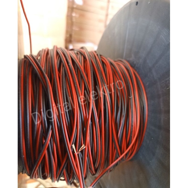 Jual Kabel listrik hitam merah serabut per meter | Shopee Indonesia