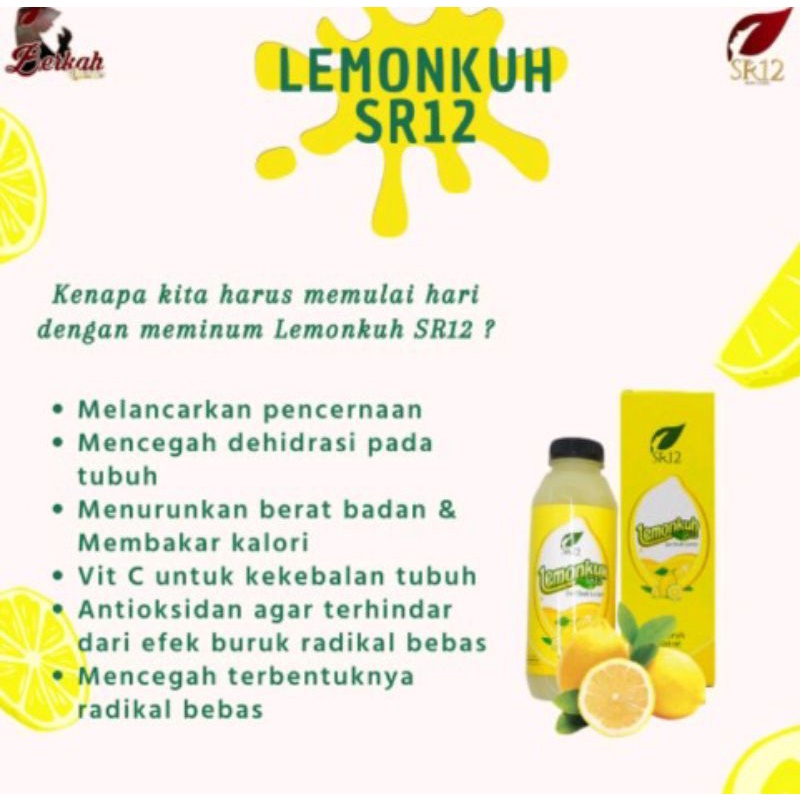 Jual SARI BUAH LEMON LEMONKUH SR12 500 ml | Shopee Indonesia