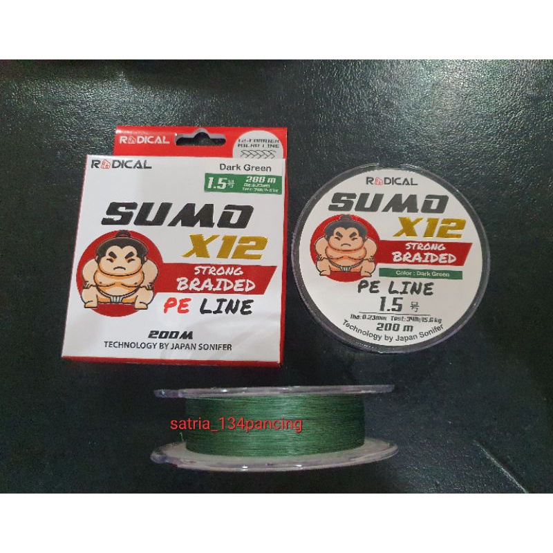 Jual PE radical Sumo X12 200meter | Shopee Indonesia