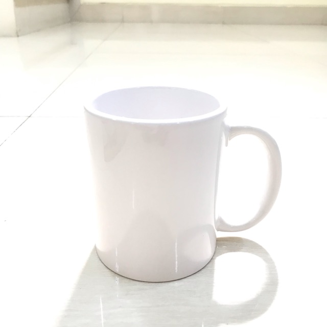 Jual 3 PCS MUG PUTIH IMPORT UNCOATING POLOS LOKAL MERK DINAR 3 PCS ...