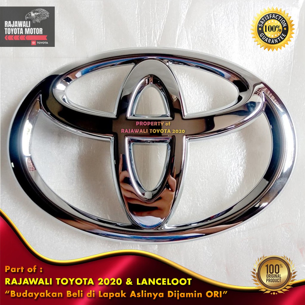 Jual Emblem Depan Grill Fortuner Radiator 17x12cm Logo Chrome Original ...