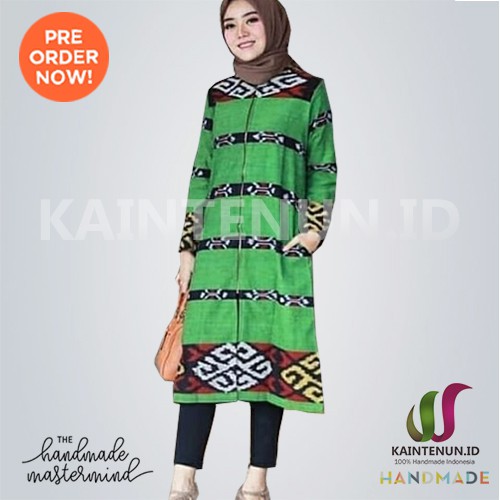 Jual Dress Batik - Baju Tenun Troso Jepara Handmade - DRS015 | Shopee Indonesia