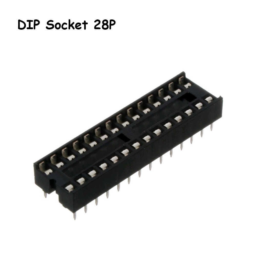 Jual Soket IC 28P DIP 28pin Socket IC 28 pin | Shopee Indonesia