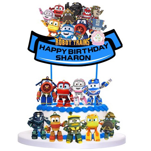 Jual ROBOT TRAINS CAKE TOPPER | Shopee Indonesia