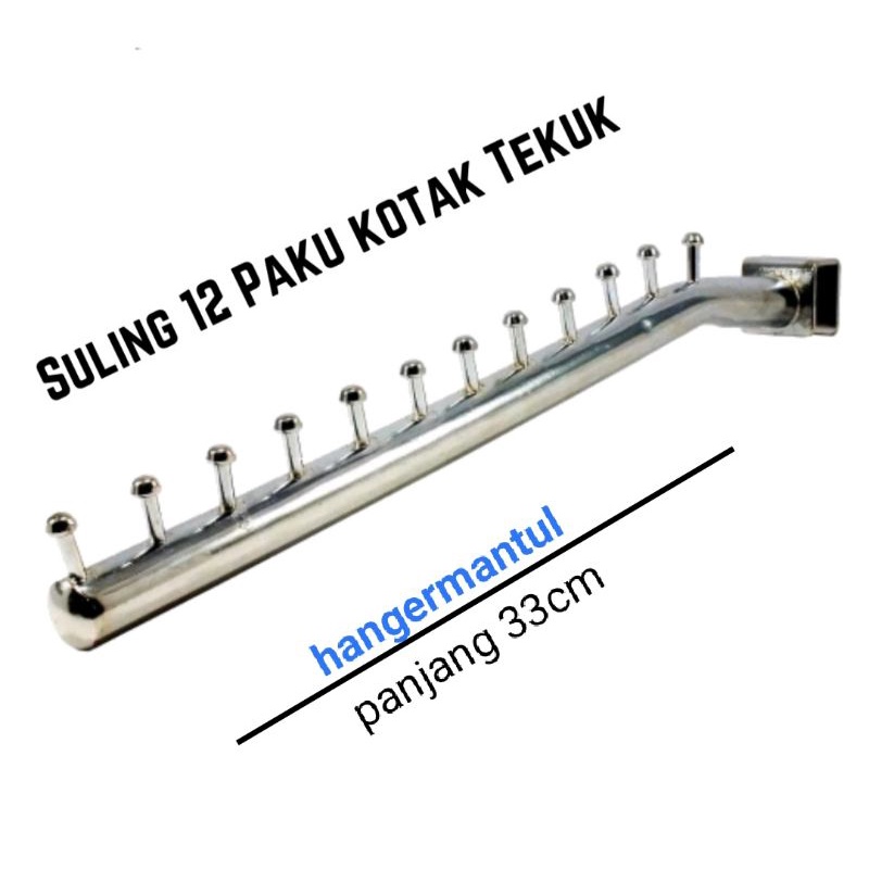 Jual Hanger suling kotak12 tekuk untuk pipa kotak | Shopee Indonesia