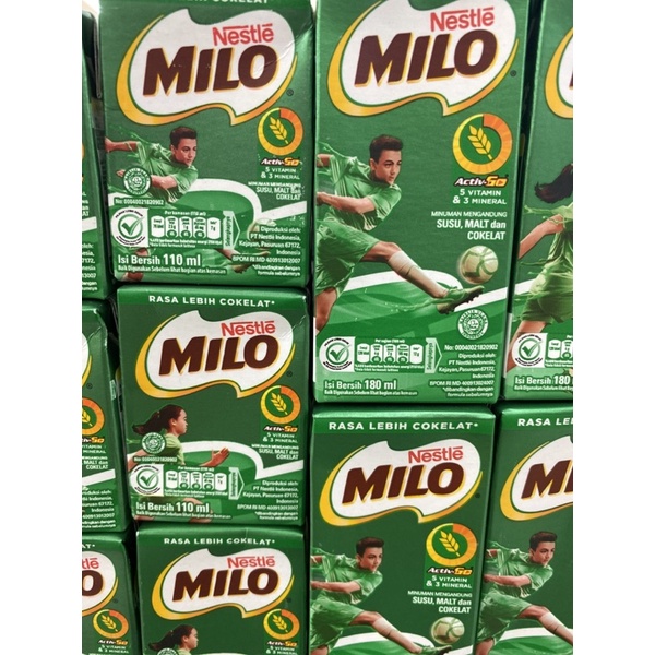 Jual SUSU UHT MILO KOTAK 110ML 180ML | Shopee Indonesia