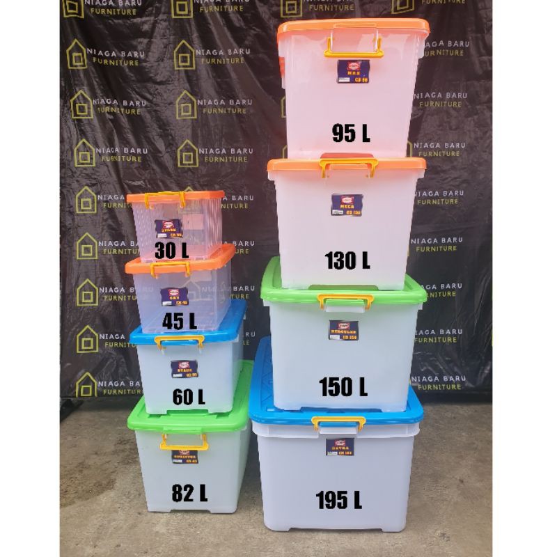 Jual (KHUSUS GOJEK) CONTAINER BOX SHINPO BERBAGAI UKURAN | Shopee Indonesia