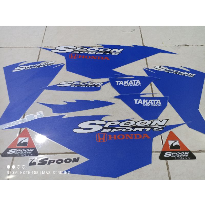Jual STRIPING VARIO LED 125/150 LIVERY SPOON SPORTS TRANSPARAN CUSTAME ...