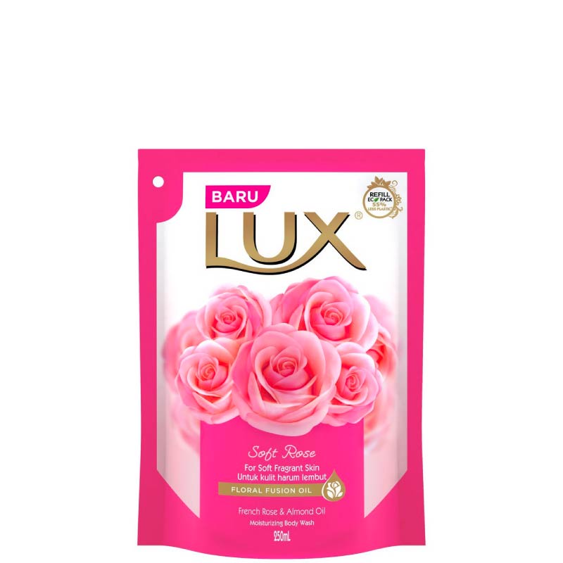 Jual LUX Botanicals Sabun Mandi Cair Soft Rose 250 mL | Shopee Indonesia