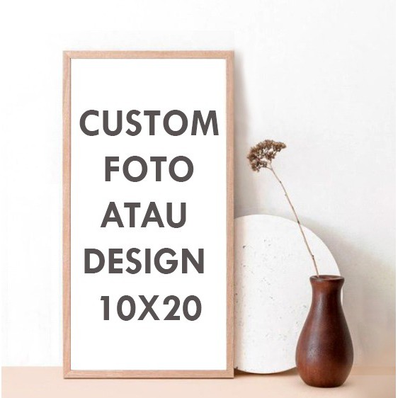 Jual Hiasan Dinding Custom 10x20 cm | Shopee Indonesia