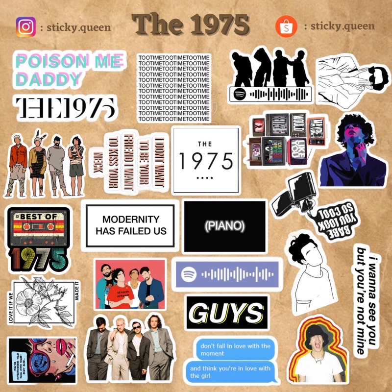 Jual STICKER TUMBLR THE 1975 | Shopee Indonesia
