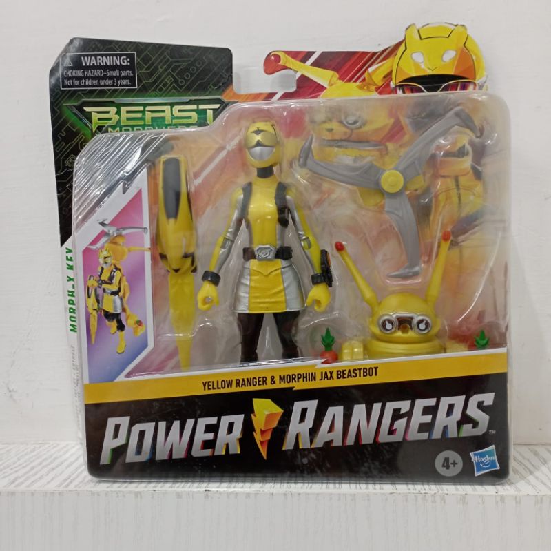 Jual ori original hasbro power rangers yellow ranger and n & morphin ...