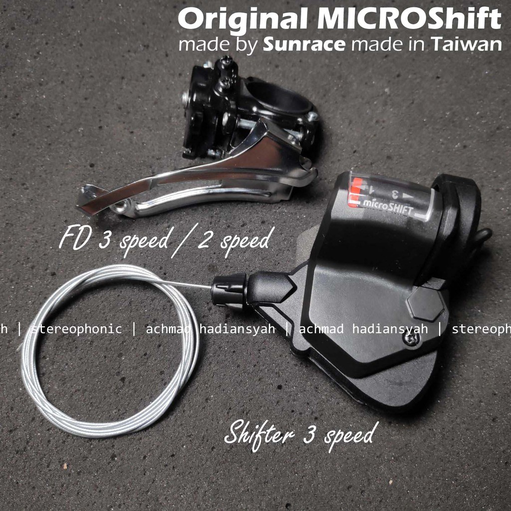 Jual Mini Groupset MICROShift 3 speed FD 3 speed Clamp 31.8 34.9 Groupset 3 speed Shifter 3 ...
