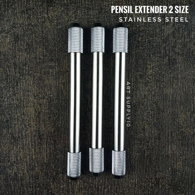 Jual @@@@] Pensil Extender Stainless 2 Slot (Penyambung Pensil ...
