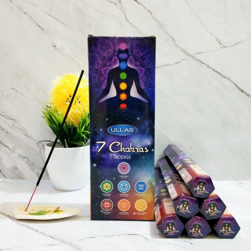 Jual Dupa Aromaterapi Ullas 7 Chakras Box | Shopee Indonesia