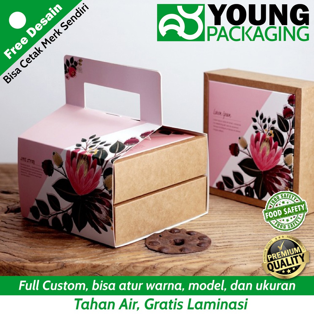 Jual CUSTOM Souvenir Box Custom EKSKLUSIF dengan handle | Shopee Indonesia