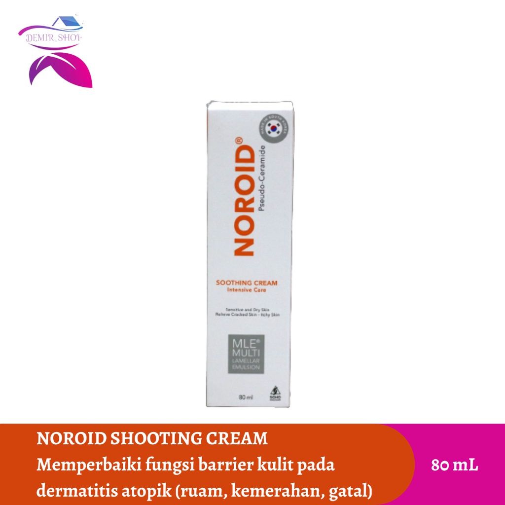 Jual Noroid Soothing Cream 80 mL Skin Barrier Pelembab Kulit | Shopee ...