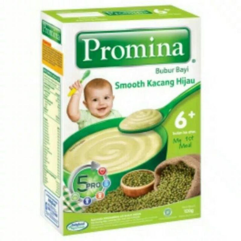 Jual Promina bubur 6+ Smooth Kacang Hijau 120gr | Shopee Indonesia