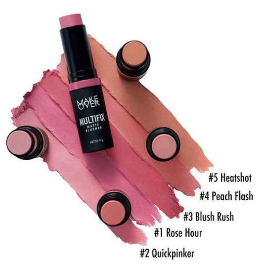 Jual Make Over Multifix Matte Blusher | Shopee Indonesia