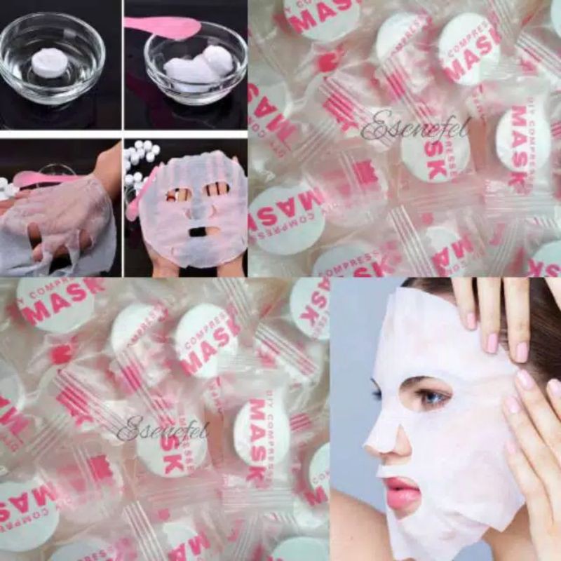 Jual SHEET MASK KERING - COMPRESSED SHEET MASK | Shopee Indonesia