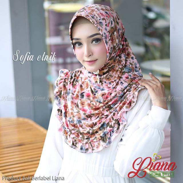Jual JILBAB SOFIA ETNIK ORI BY LIANA HIJAB | Shopee Indonesia