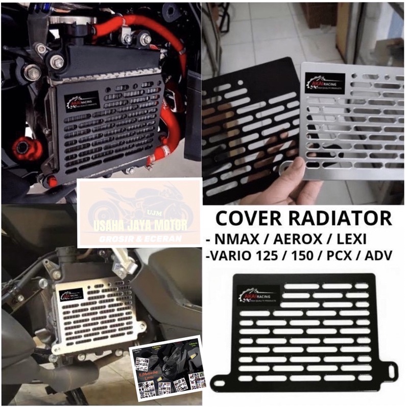 Jual Cover Tutup Radiator Akai Racing Nmax,Nmax New 2020,Aerox,Lexi ...