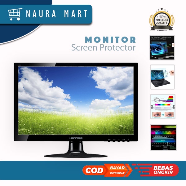 Jual screen protector anti radiasi layar computer laptop tv lcd 17inc ...