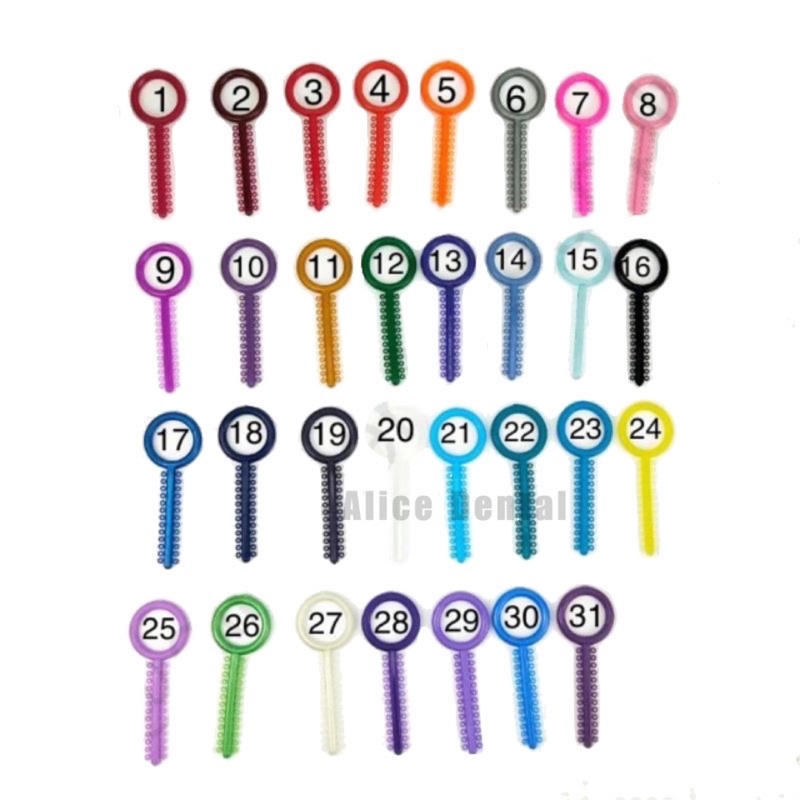 Jual Power O AO american orthodontic ortho karet behel braces 0 ring ...