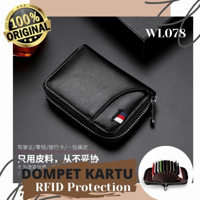 Jual Rfid Protected Wallet / Dompet Mini Kartu Rfid - Wl078 | Shopee ...