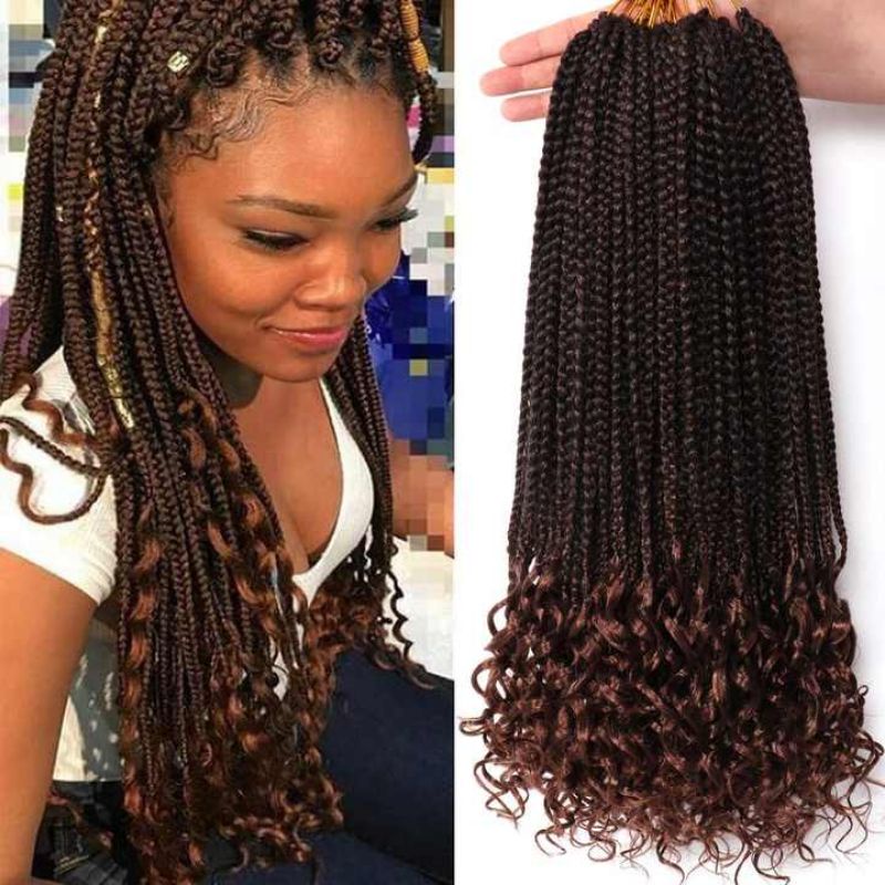 Jual Box Braids Kit, Rambut Kepang Model Astor 2 Warna/12 Helai ...
