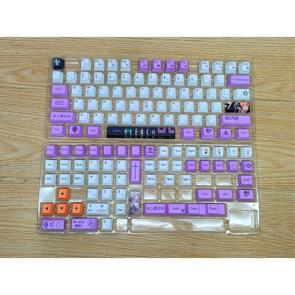 Jual KEYCAPS BLEACH THEME Japanese Root Cherry Profile - PBT Dye Sub ...