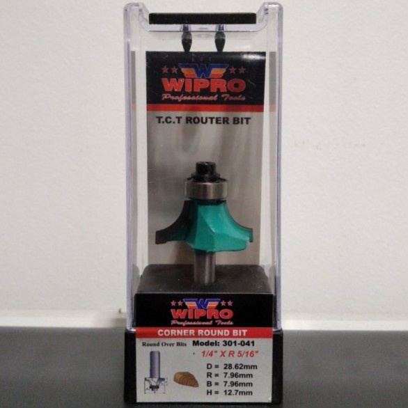 Jual WIPRO MATA PROFIL ROUTER ROUND OVER BITS 1/4" X R 5/16" 301-041 ...