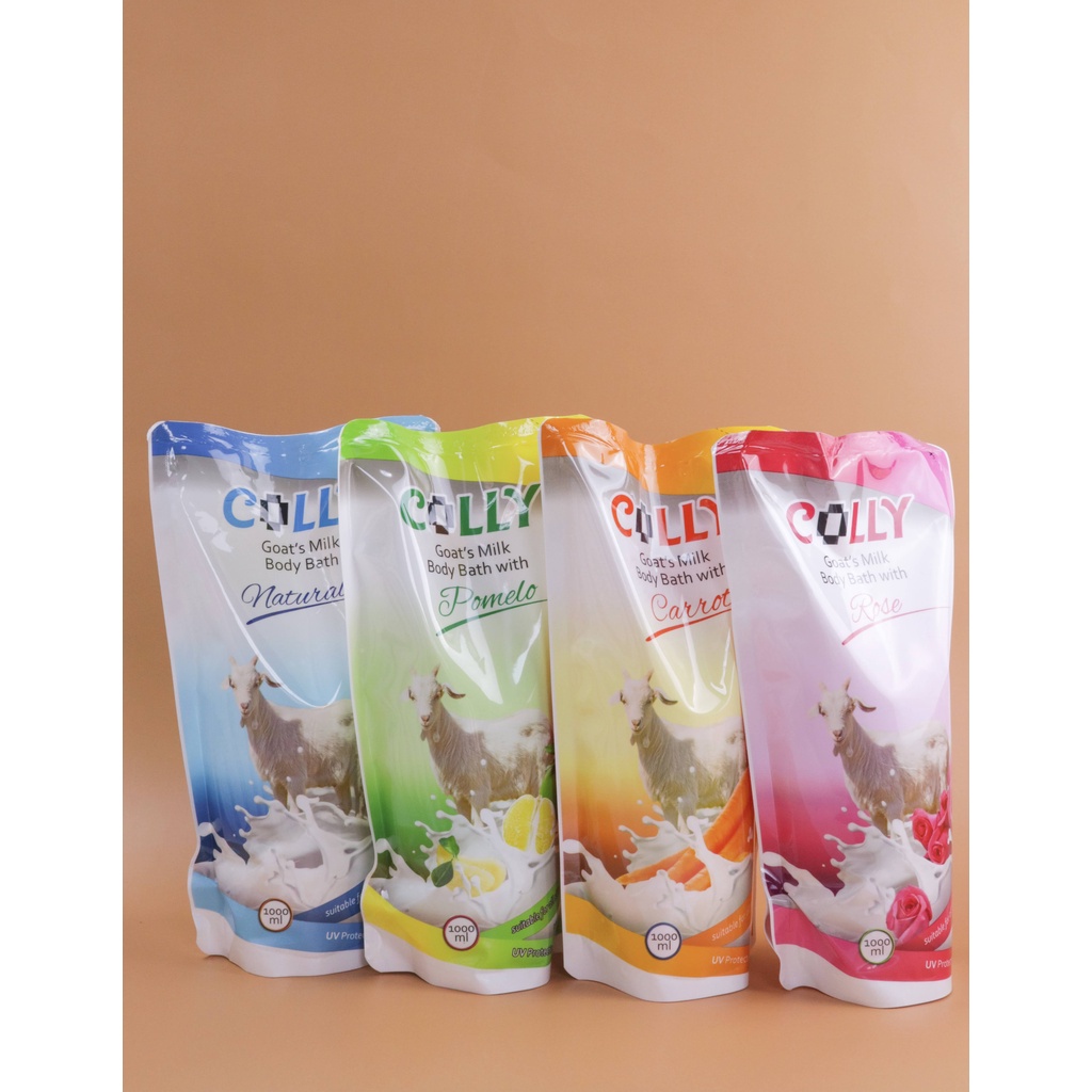 Jual Colly Sabun Mandi Susu Kambing 1000 mL / Sabun cair malaysia ada ...
