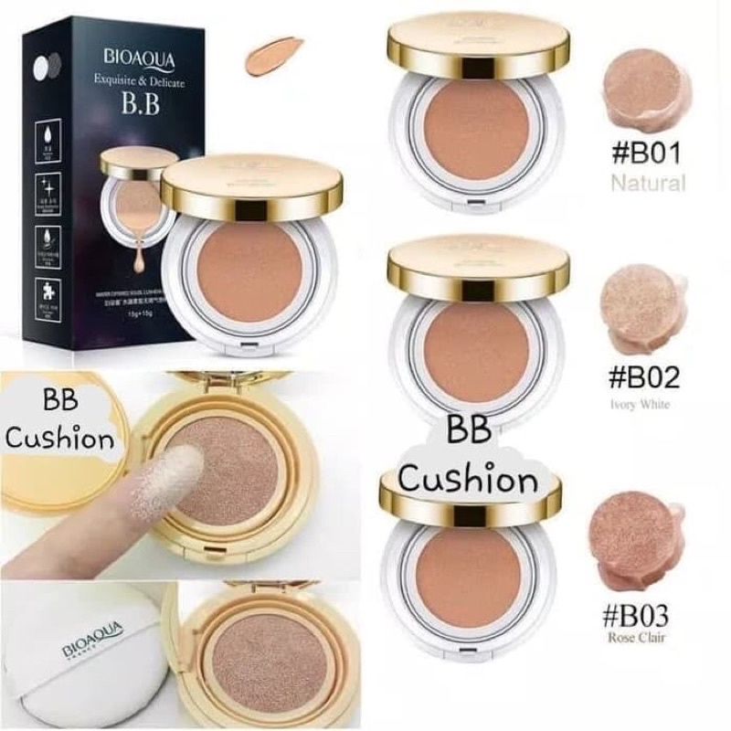 Jual Bioaqua Cushion BB Free Refill | Shopee Indonesia