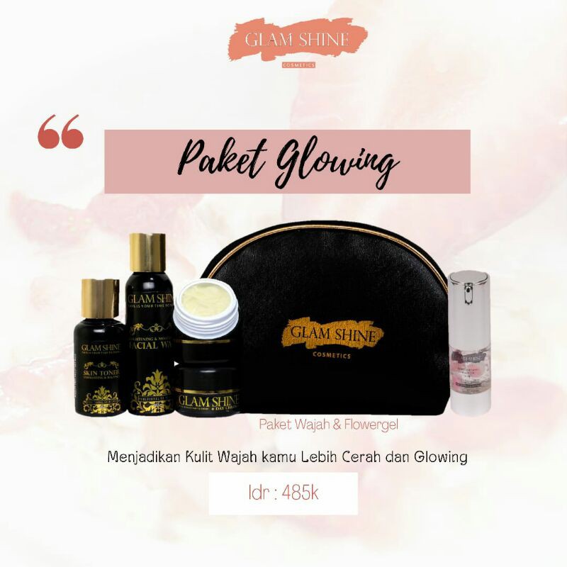 Jual PAKET GLOWING GLAM SHINE | Shopee Indonesia