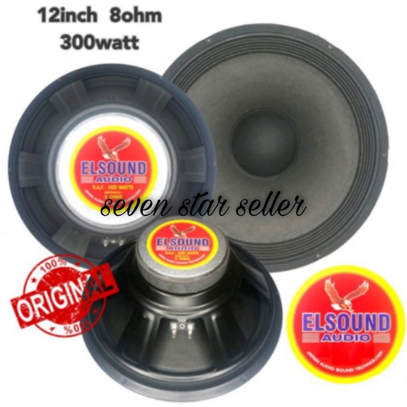 Jual speaker woofer elsound 12 inch original | Shopee Indonesia