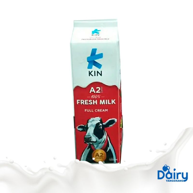 Jual KIN A2 SUSU FRESH MILK 1000 ML 12 PCS | Shopee Indonesia