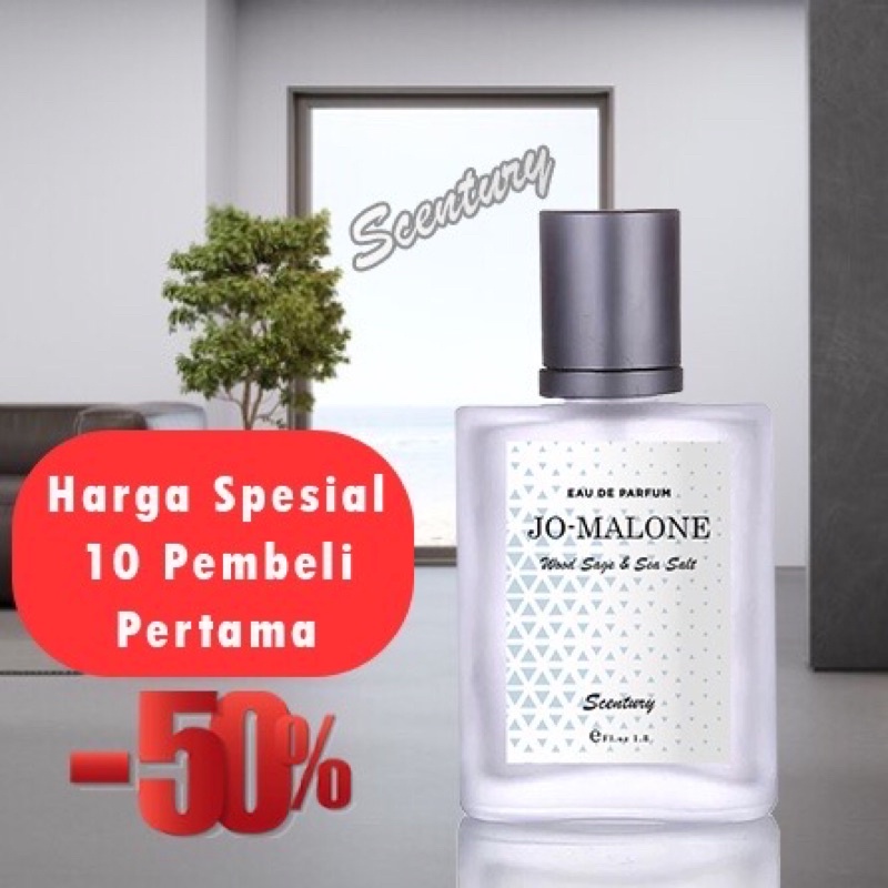 Jual Parfum Wanita Jo Malone Wood Sage & Sea Salt Size 30 ml & 50 ml By ...
