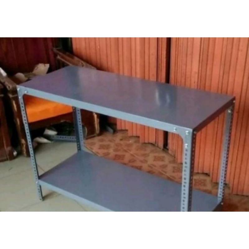 Jual rak besi siku berlubang serba guna 50x100x100 susun 3 | Shopee ...