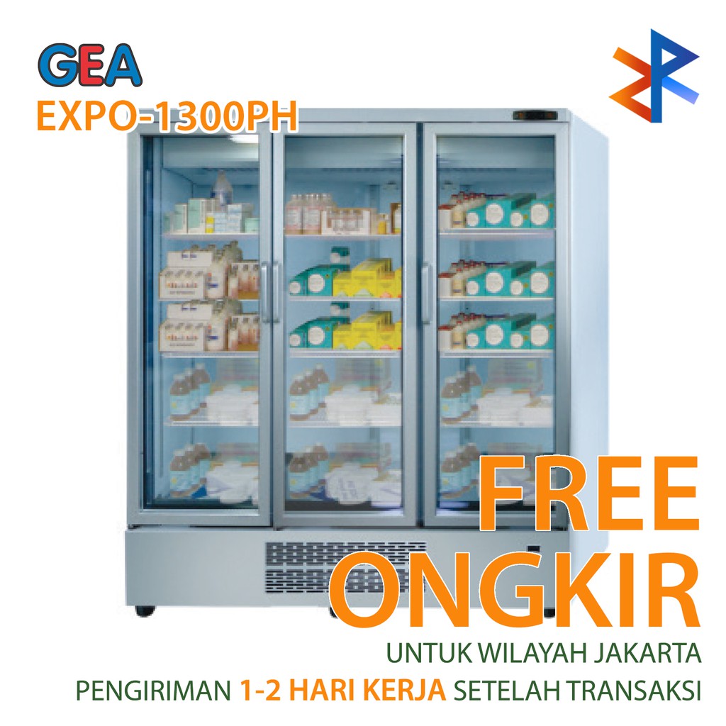 Jual Showcase Chiller / Cooler GEA EXPO 1300PH / EXPO 1300 PH | Shopee ...
