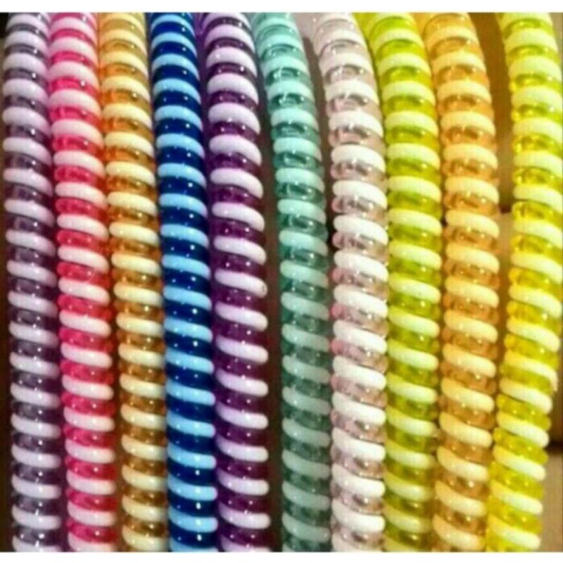 Jual PELINDUNG KABEL SOLID SPIRAL / CABLE PROTECTOR SPIRAL 1 WARNA 2 ...