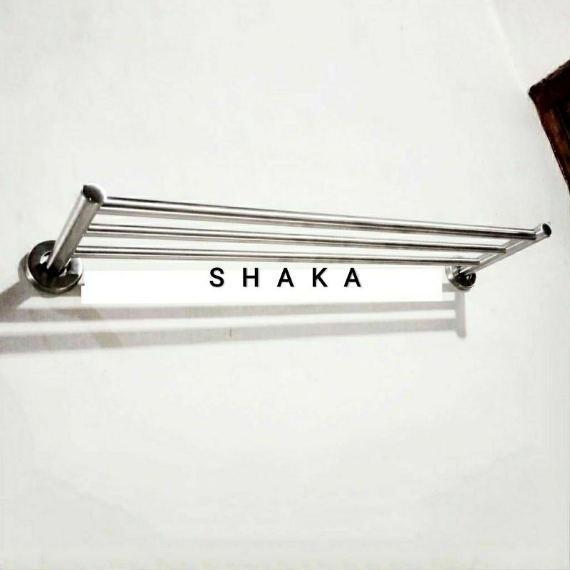 Jual Jemuran handuk kamar mandi stainless steel gantungan handuk tempat ...