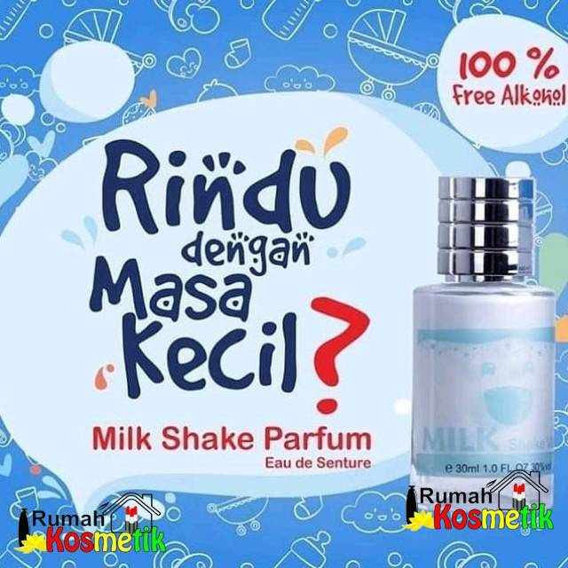 Jual PARFUM MILKSHAKE VANILA (ORIGINAL DAN HALAL)/PARFUM AROMA MANIS ...