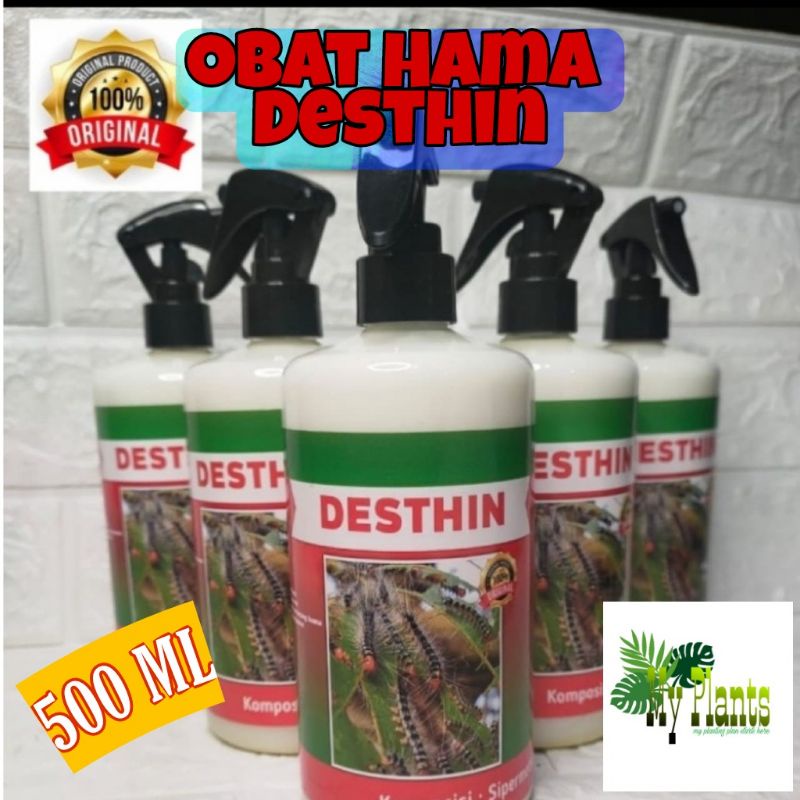 Jual Desthin Obat Hama Tanaman Ulat Jamur Tinggal Pakai Tanaman Daun ...