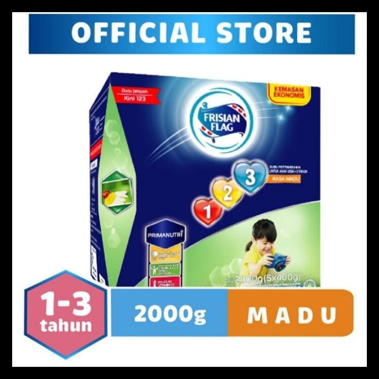 Jual ORIGINAL frisian flag 123 madu 2000 gr | Shopee Indonesia