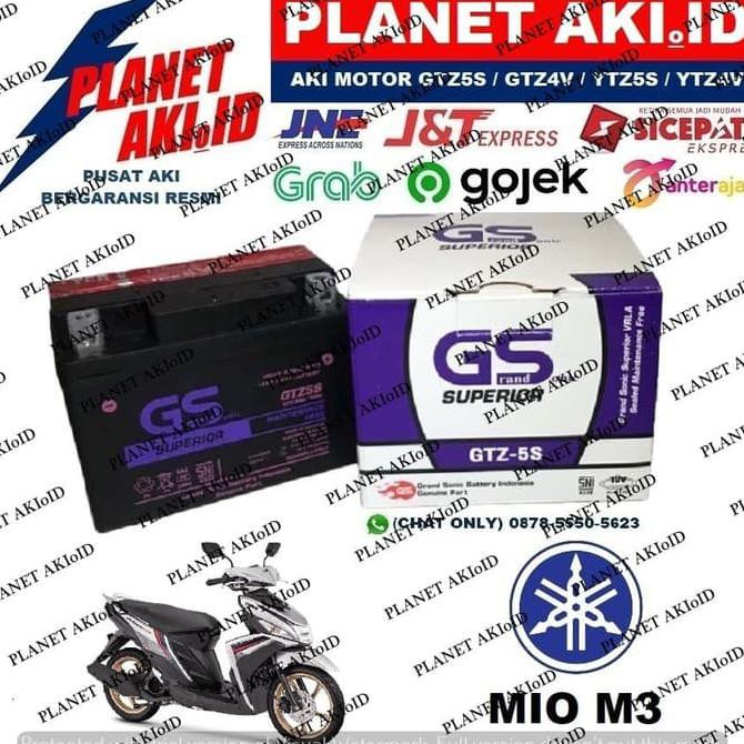 Jual Aki Motor Yamaha Mio M3 GTZ5S GS Y Accu Kering MF | Shopee Indonesia